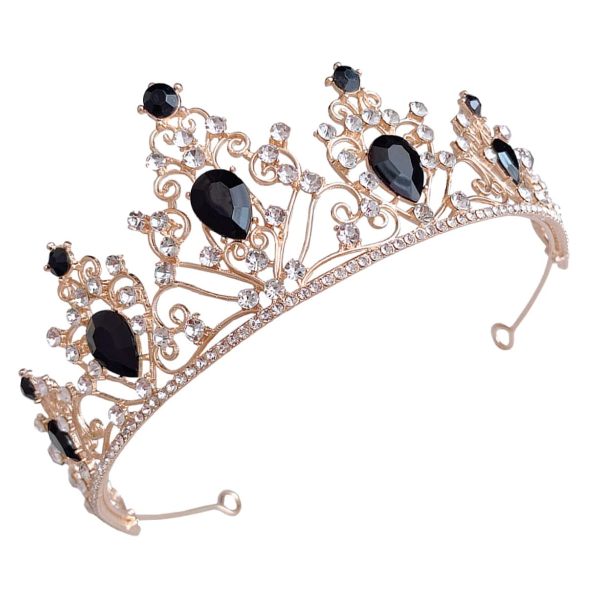 Refined Rhinestone Wedding Tiara for Brides Headdress for Parties ...