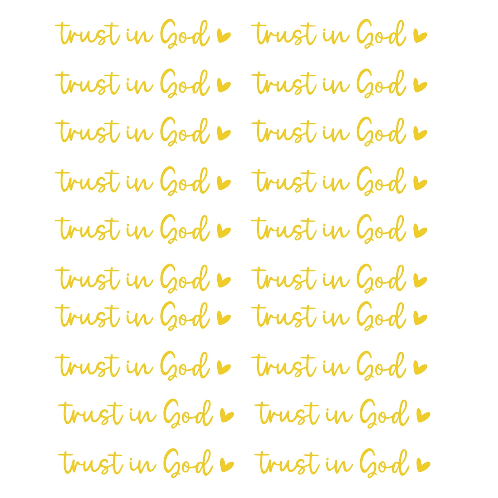 Reflect Your Faith Trust in God Decals Motivational Vehicle Decals ...