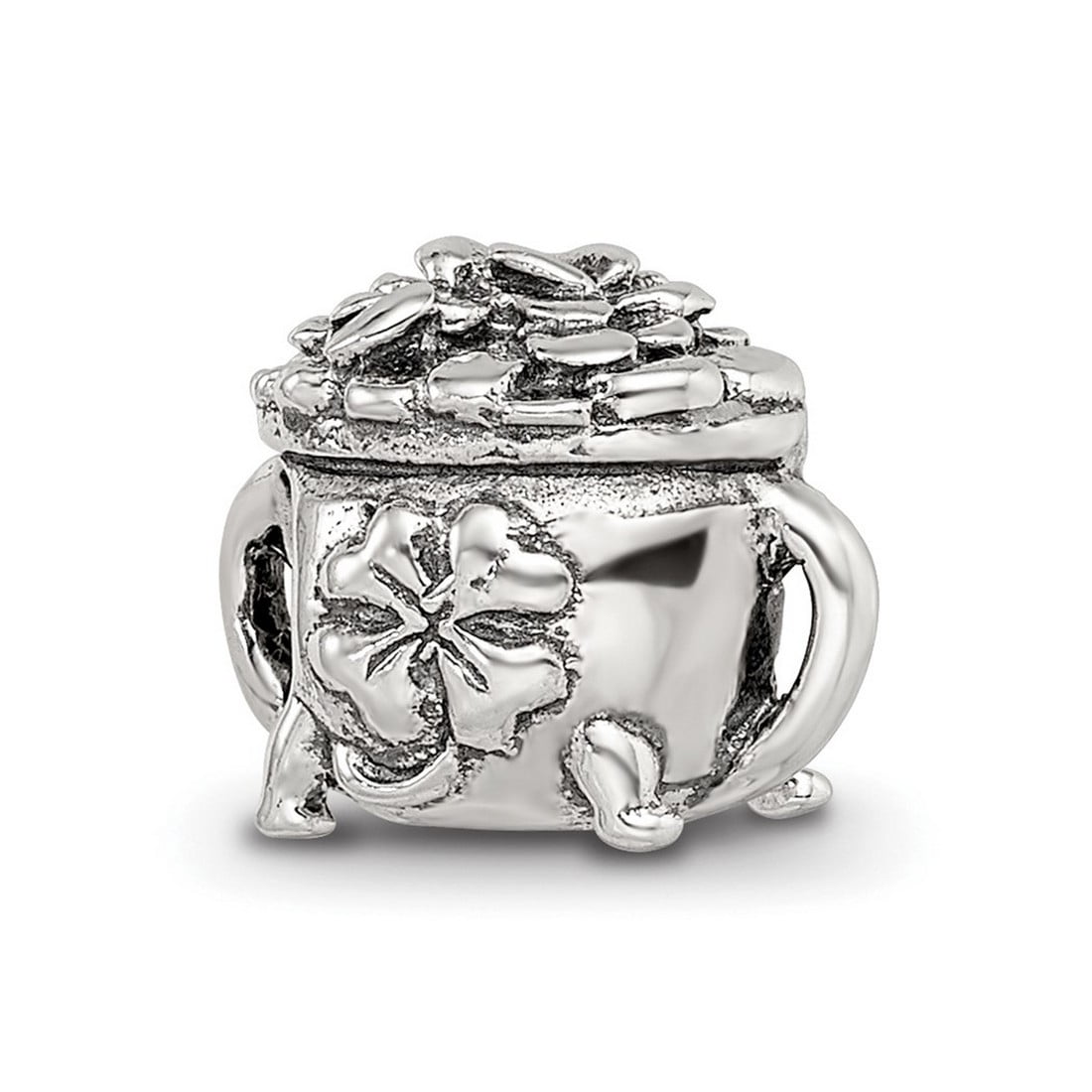 Reflection Beads QRS1257 Sterling Silver Pot-of-Gold Bead - Walmart.com