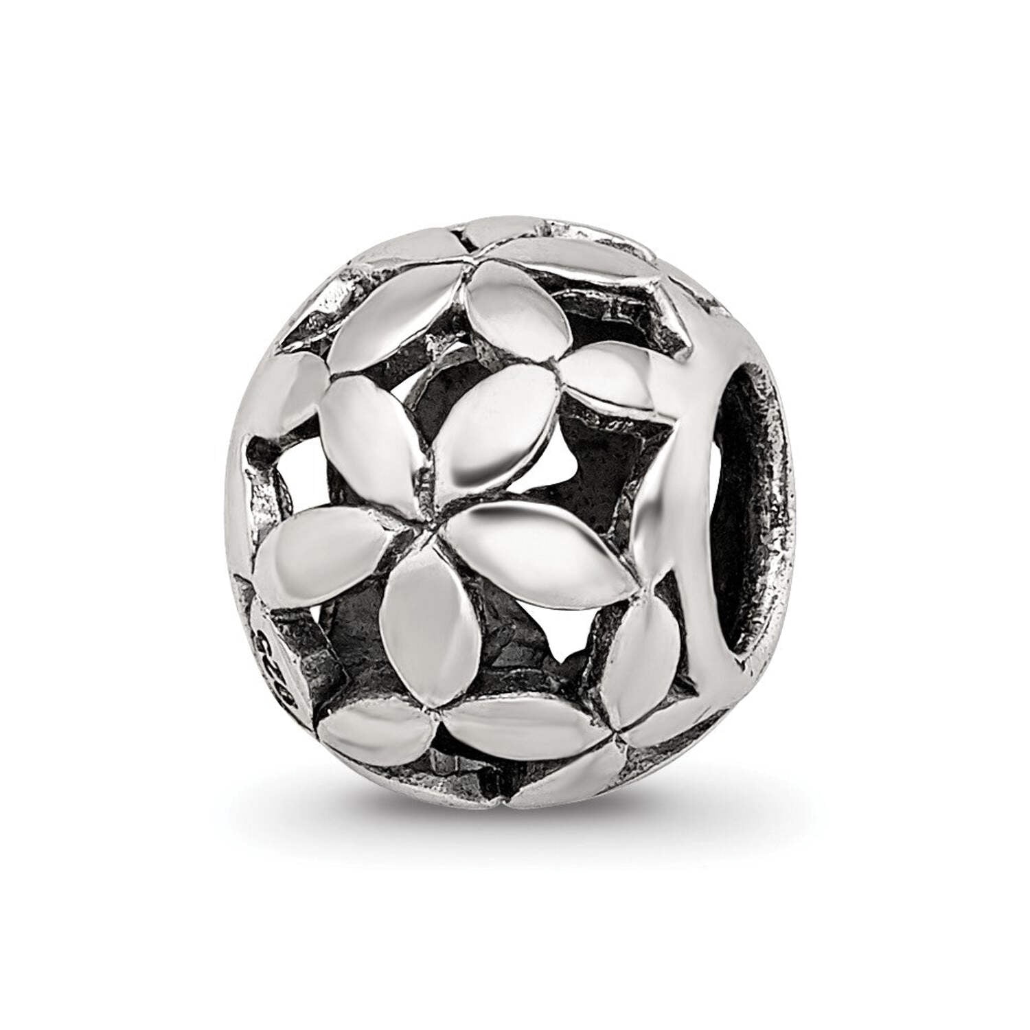 Reflection Beads Sterling Silver Reflections Flower of Life Bead ...