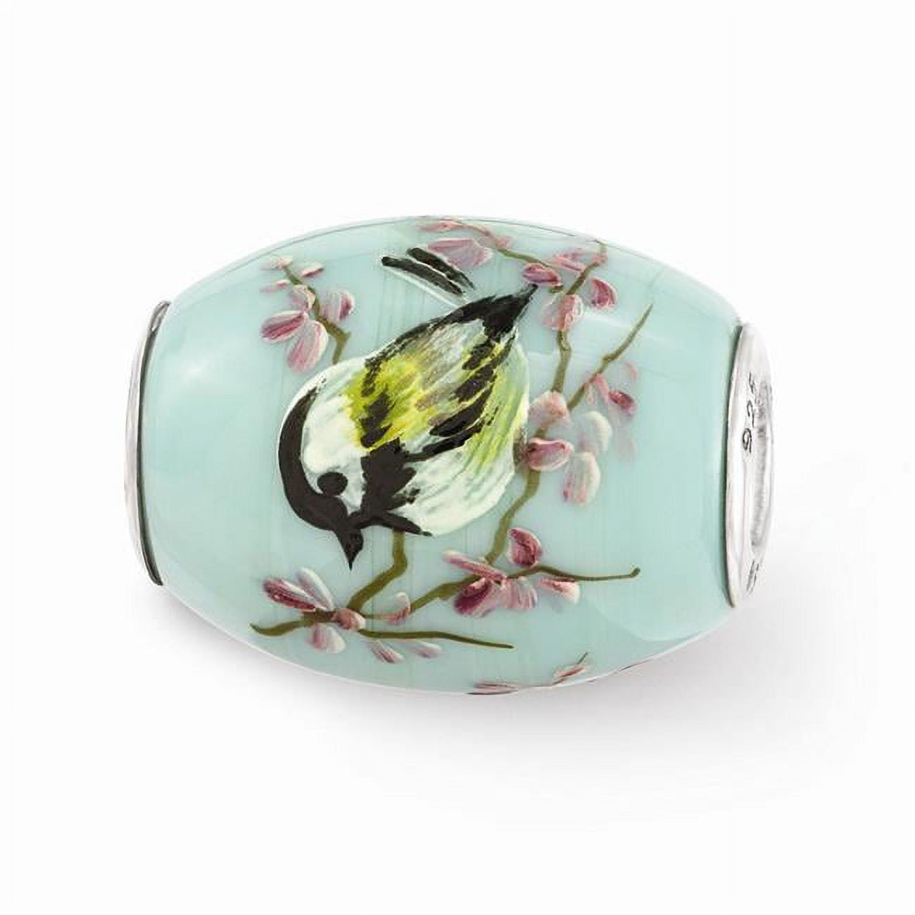 Reflection Beads QRS3640 Sterling Silver Reflections Hand Painted ...