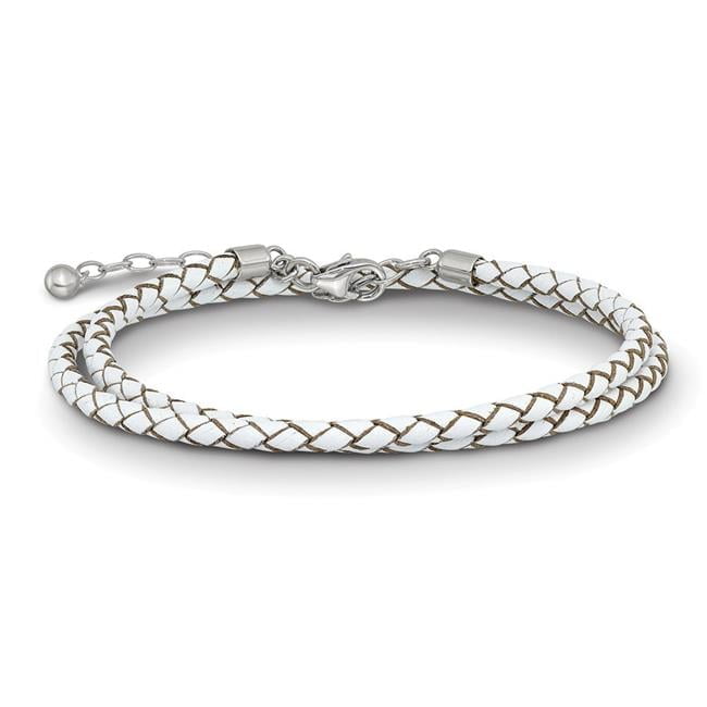 Reflection Beads QRS4049WHT-14 Sterling Silver Reflections White ...