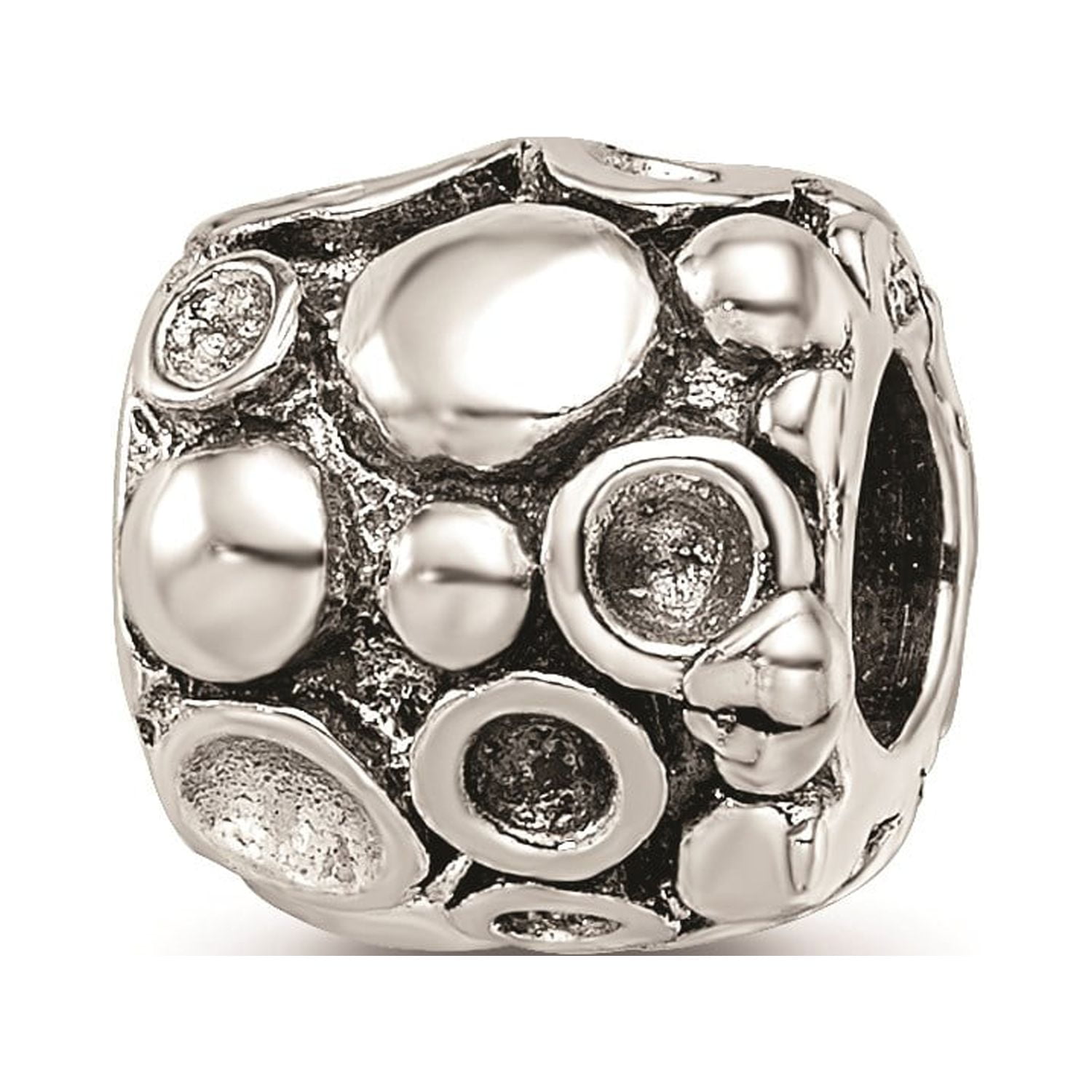 Reflection Beads Sterling Silver Antique Finish Bubbles & Dots Bali ...