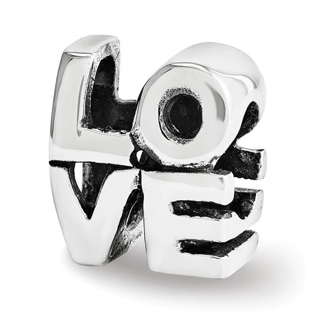 Reflection Beads Sterling Silver Love Bead - Polished - Walmart.com