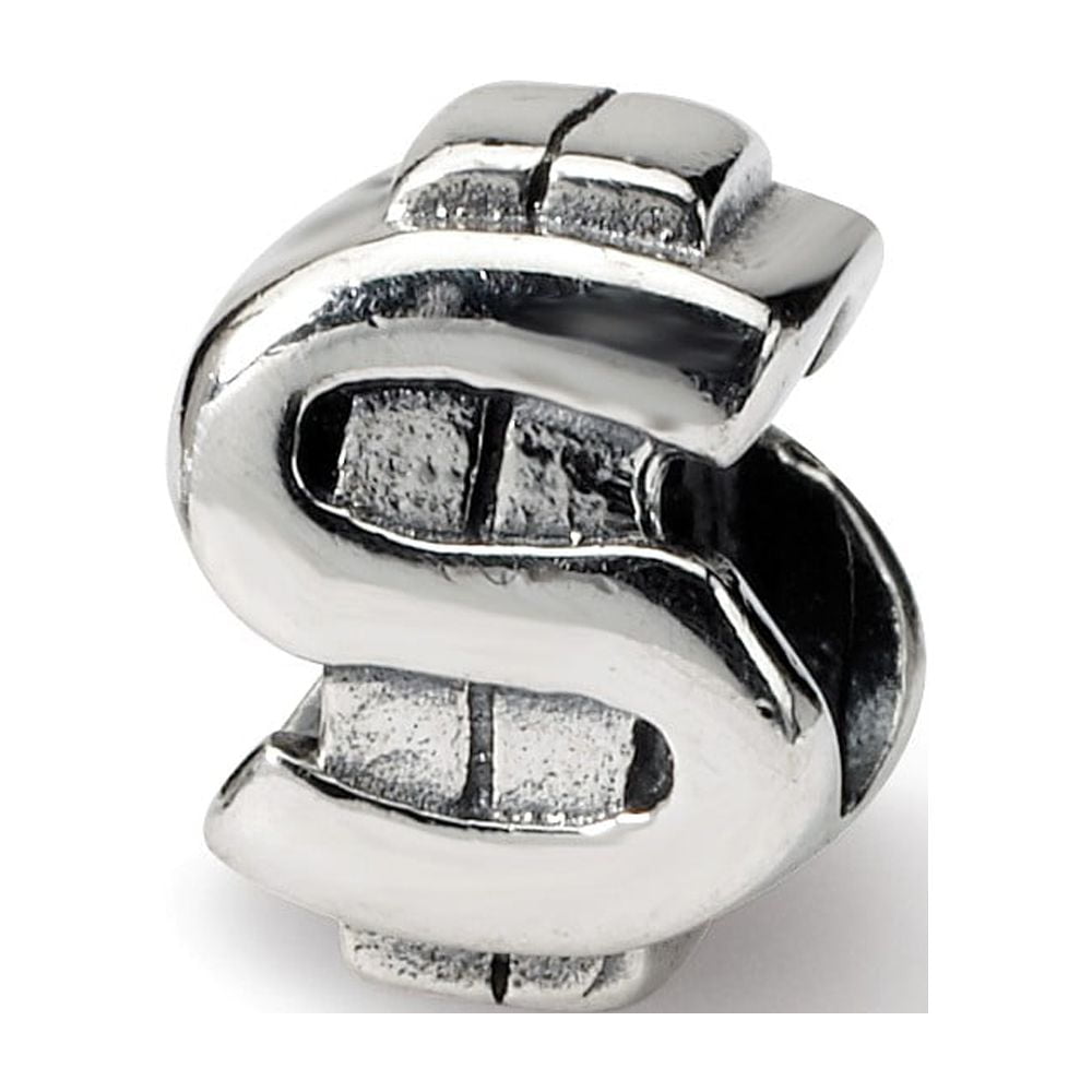 Reflection Beads Sterling Silver Reflections Dollar Sign Bead - Walmart.com
