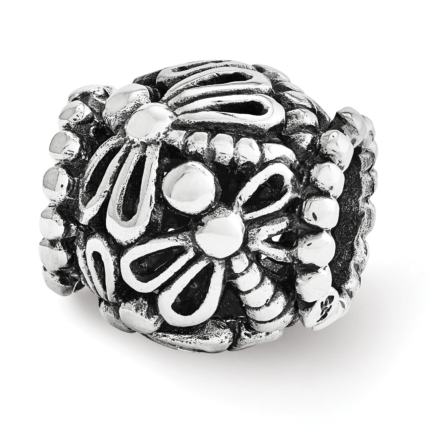 Reflection Beads Sterling Silver Reflections Dragonfly Filigree Bead ...