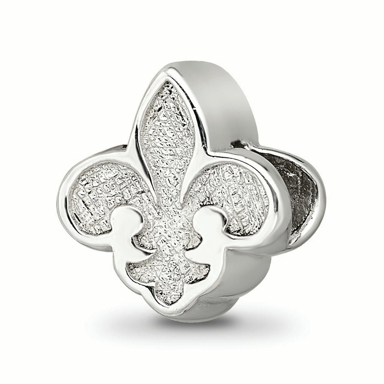 Reflection Beads Sterling Silver Reflections Fleur de Lis Bead ...