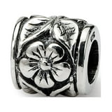 Reflection Beads Sterling Silver Reflections Floral Bead - Walmart.com