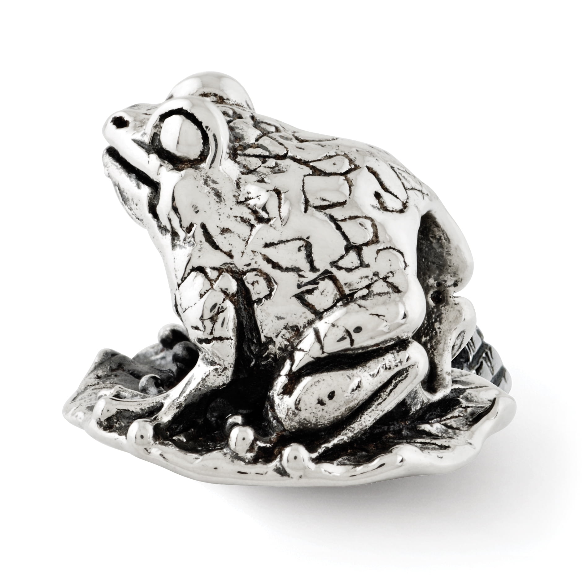 Reflection Beads Sterling Silver Reflections Frog on Lily Pad Bead ...