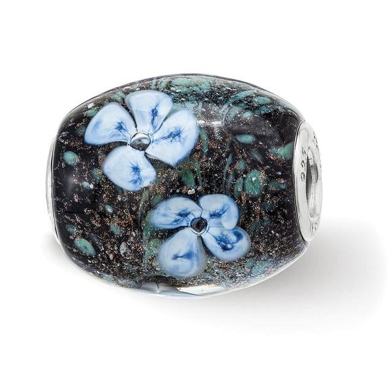 Reflection Beads Sterling Silver Reflections Hand Paint Hydrangea ...