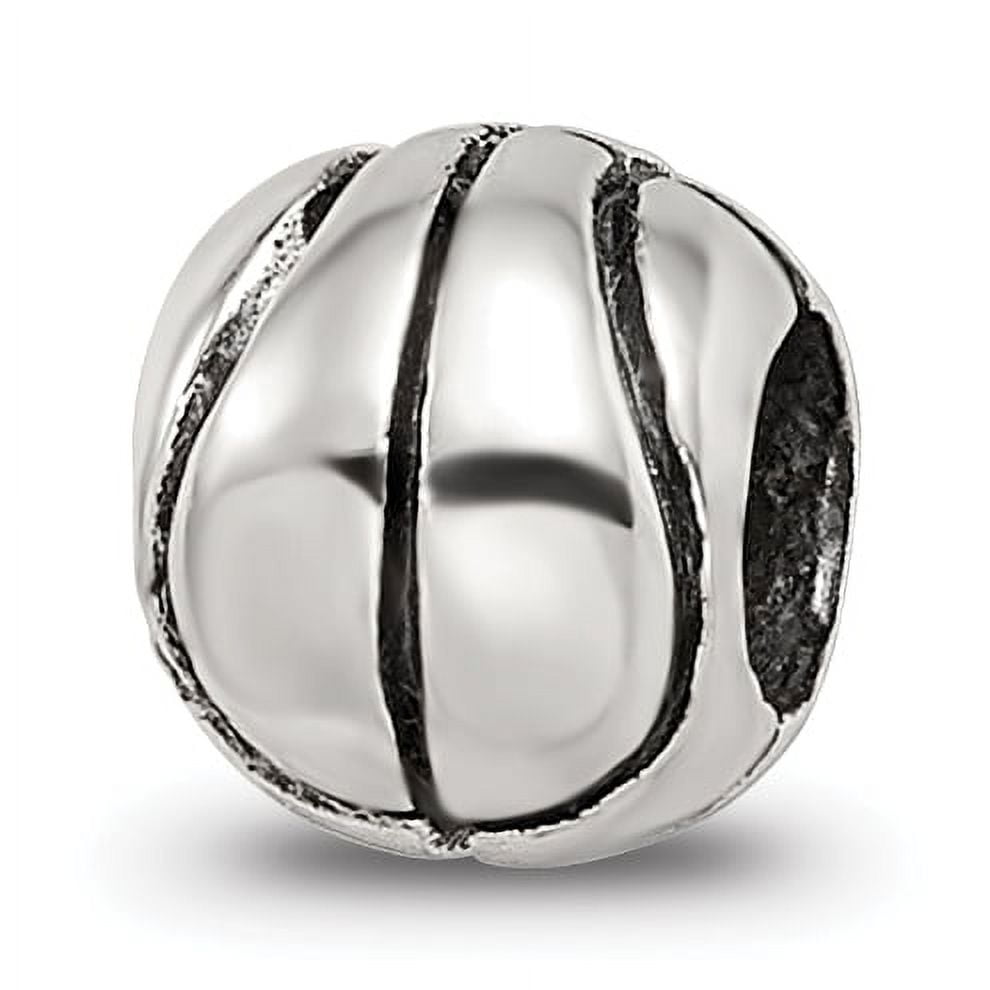 Reflection Beads Sterling Silver Reflections Kids Basketball Bead ...