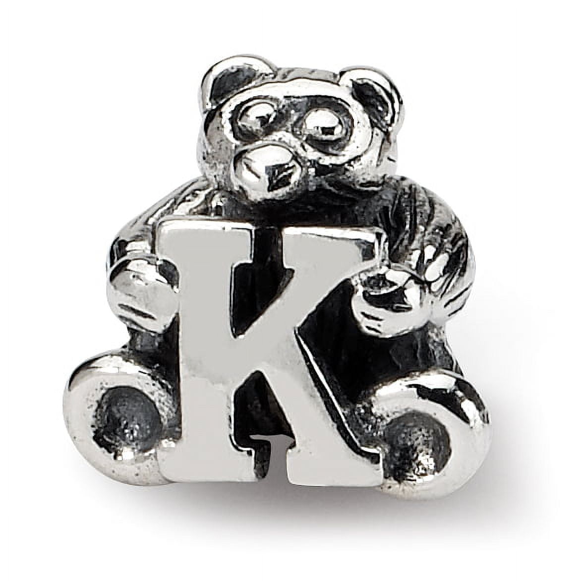 Reflection Beads Sterling Silver Reflections Kids Letter K Bead ...
