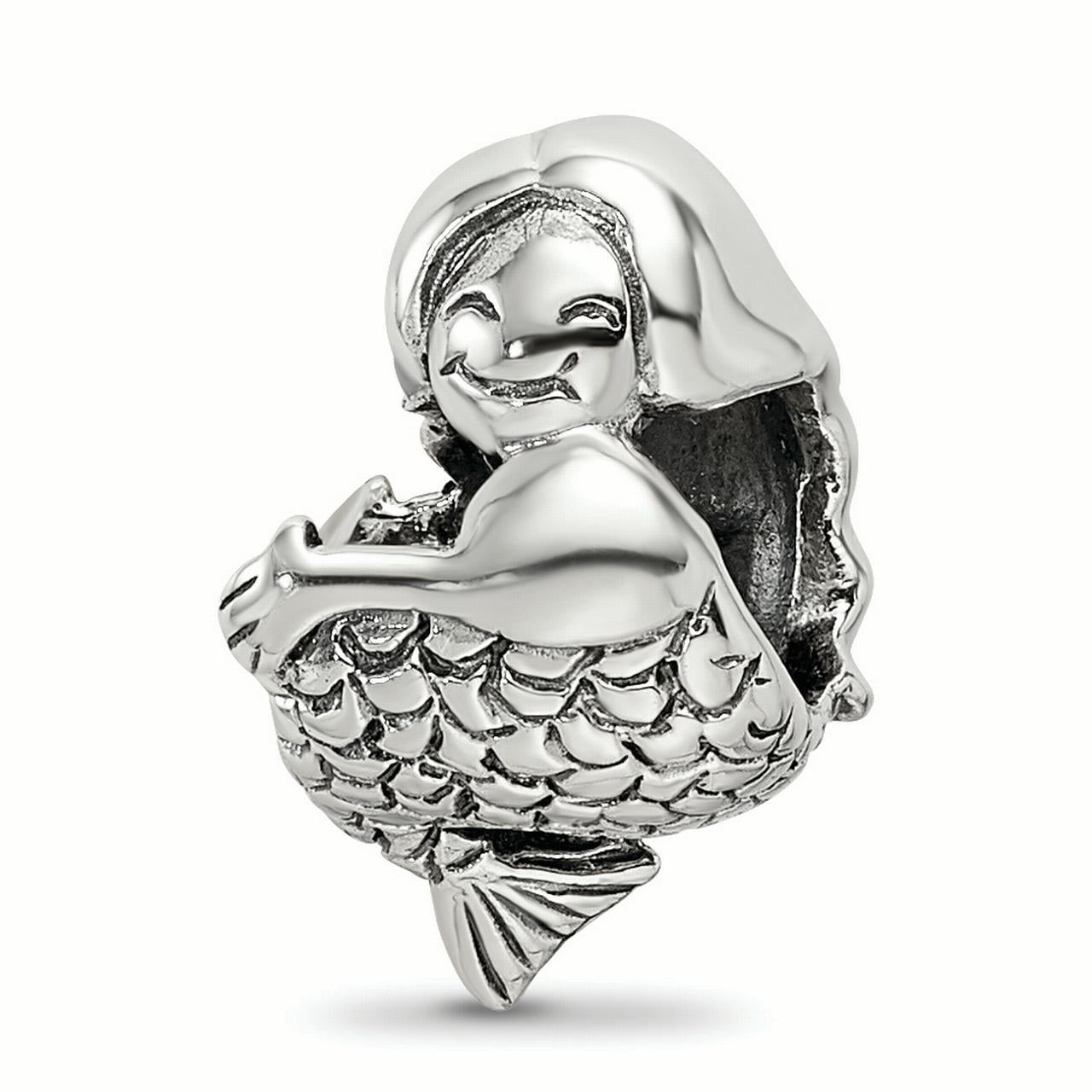 Reflection Beads Sterling Silver Reflections Mermaid Bead - Walmart.com