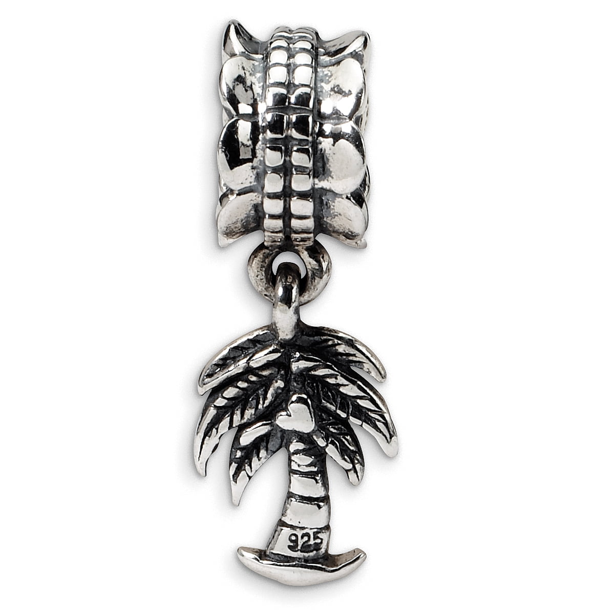 Reflection Beads Sterling Silver Reflections Palm Tree Dangle Bead ...