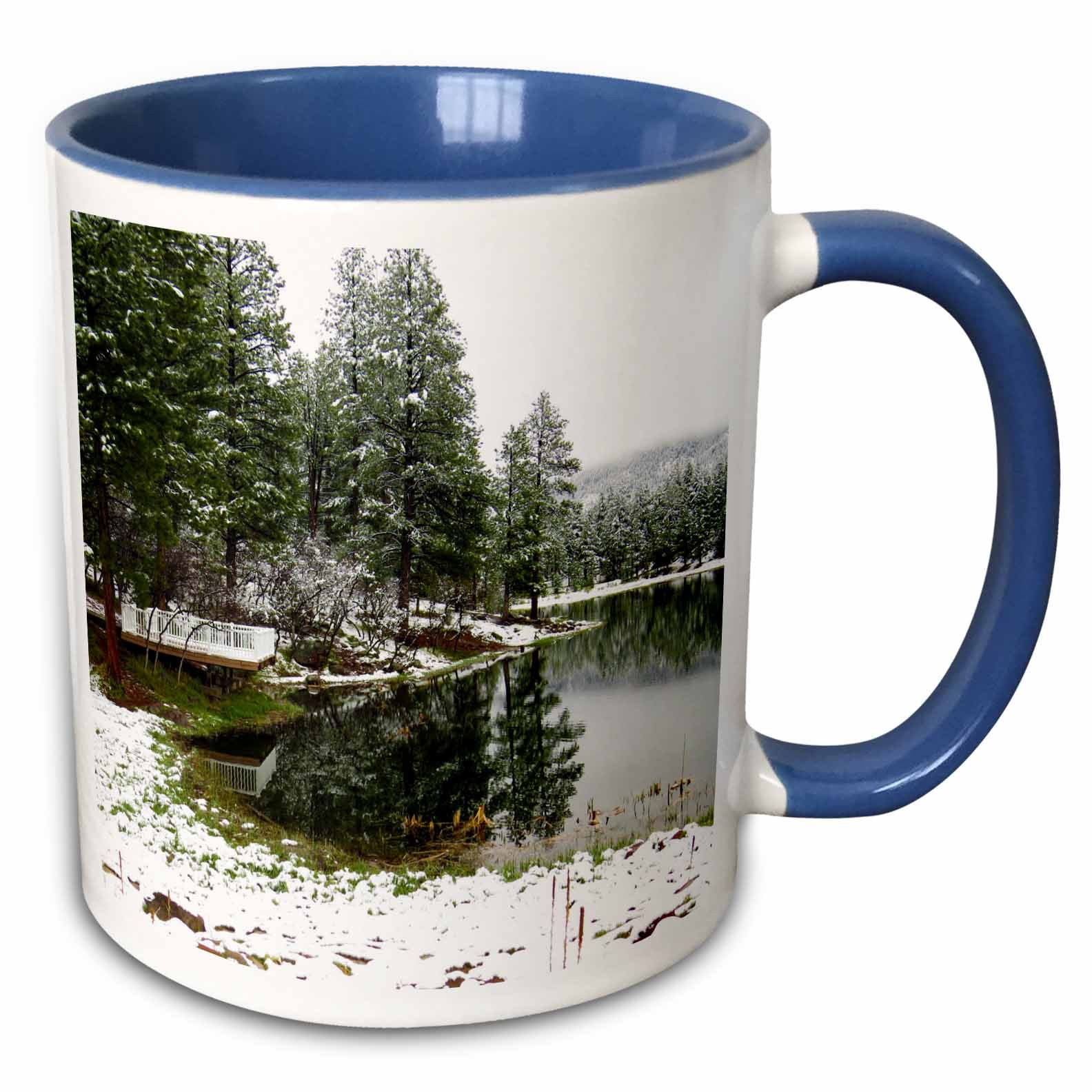 3drose, Reflection in the Dixie National Forest of Utah with Pines and ...