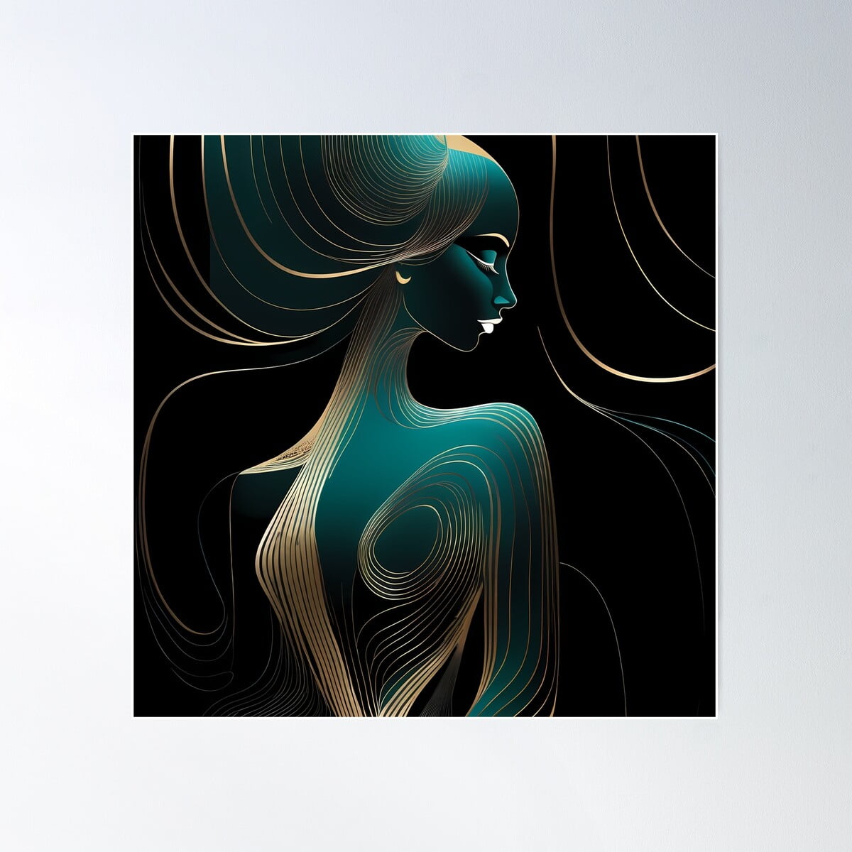 Reflections Of Emotion: Female Figures In Sensitive Lines And Emotional ...