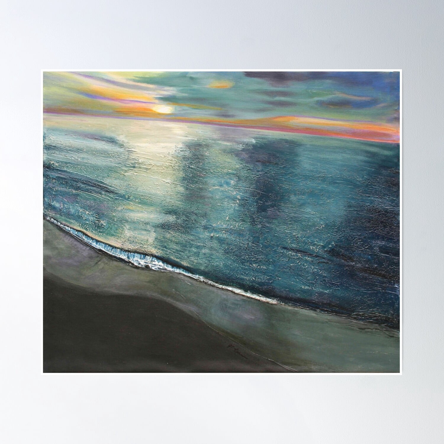 Reflections Poster Wall Art, Modern Wall Decor, 8x12 UNFRAMED - Walmart.com