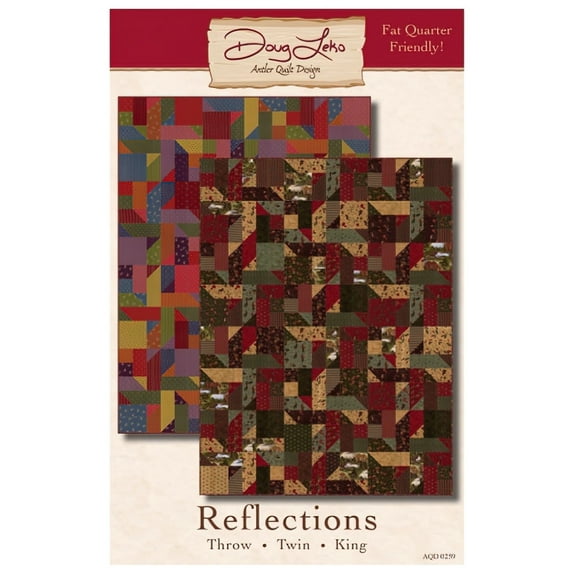 Reflections Quilt Pattern by Doug Leko Antler Quilt Design - Walmart.com