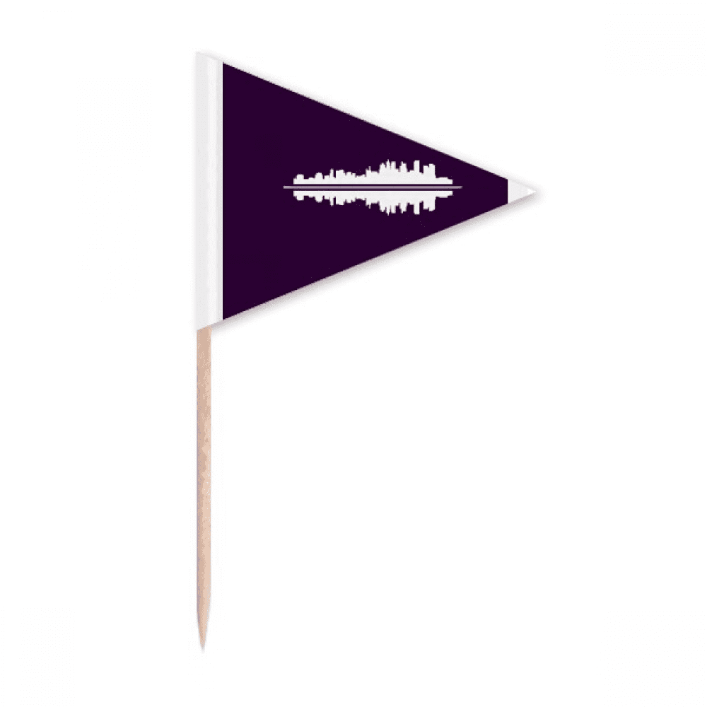 Reflections Urban Landscape Architectural Signs Toothpick Triangle ...