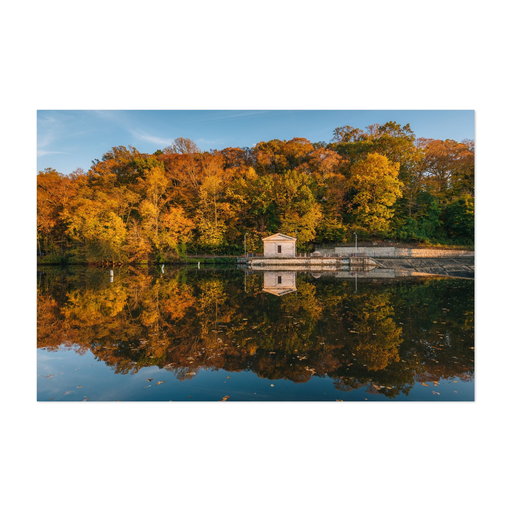 Reflections at Lake Roland 02 - Baltimore Maryland Photography Unframed ...