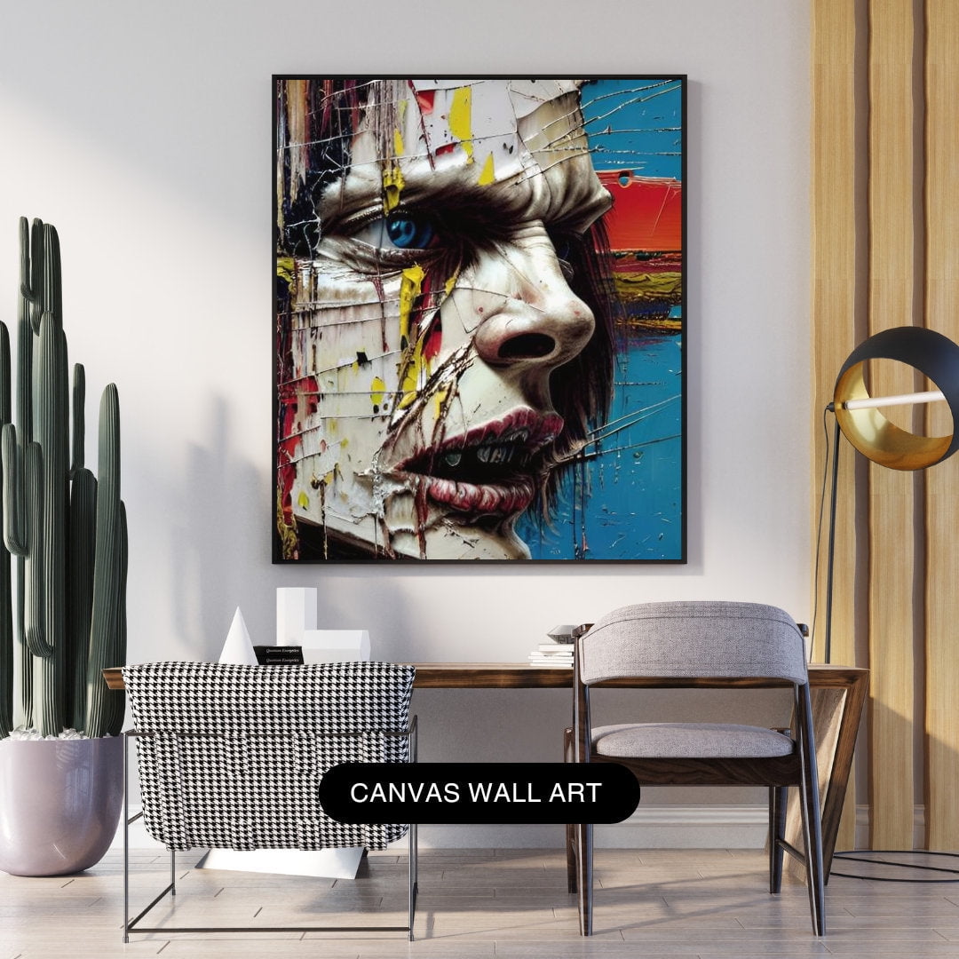 Reflections of a Fractured Mind- Canvas Wall Art - Walmart.com