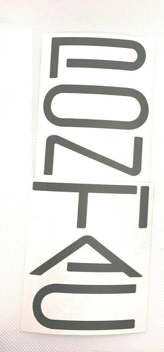 Reflectiv Black Rear Lettering Overlay Decal 1993-2002 Pontiac Firebird ...