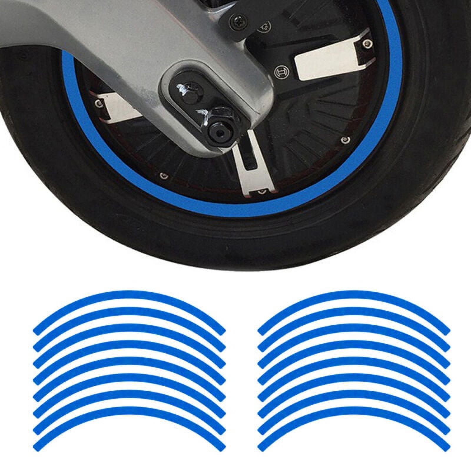 Reflective 16 Strip Car Rim Wheel Tape Sticker Decal Stripe For 18inch ...