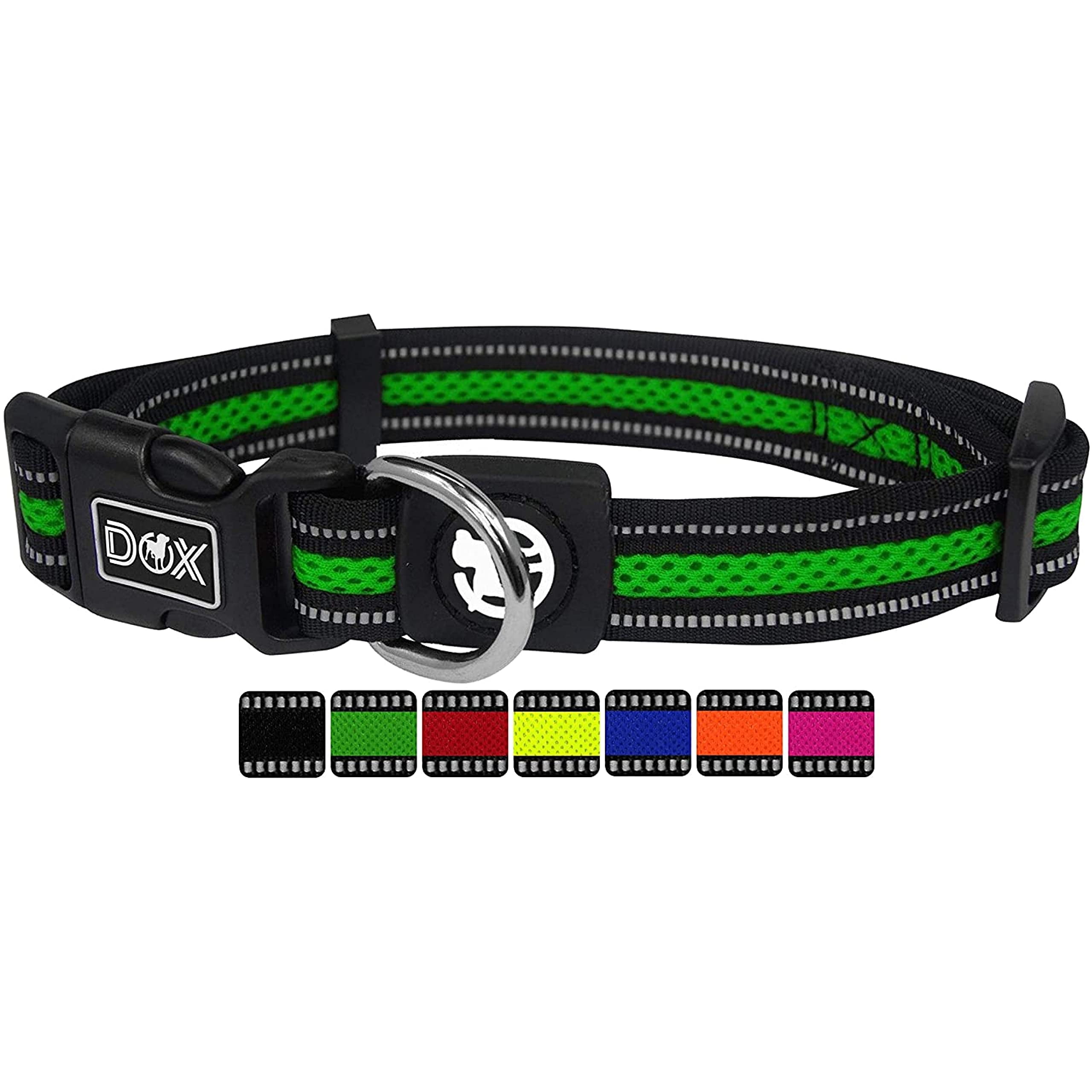 Reflective Airmesh Dog Collar - Strong And Adjustable Collars Dogs - M ...
