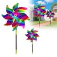 Reflective Bird Deterrent Windmill Aluminum Foil Material Rotating ...