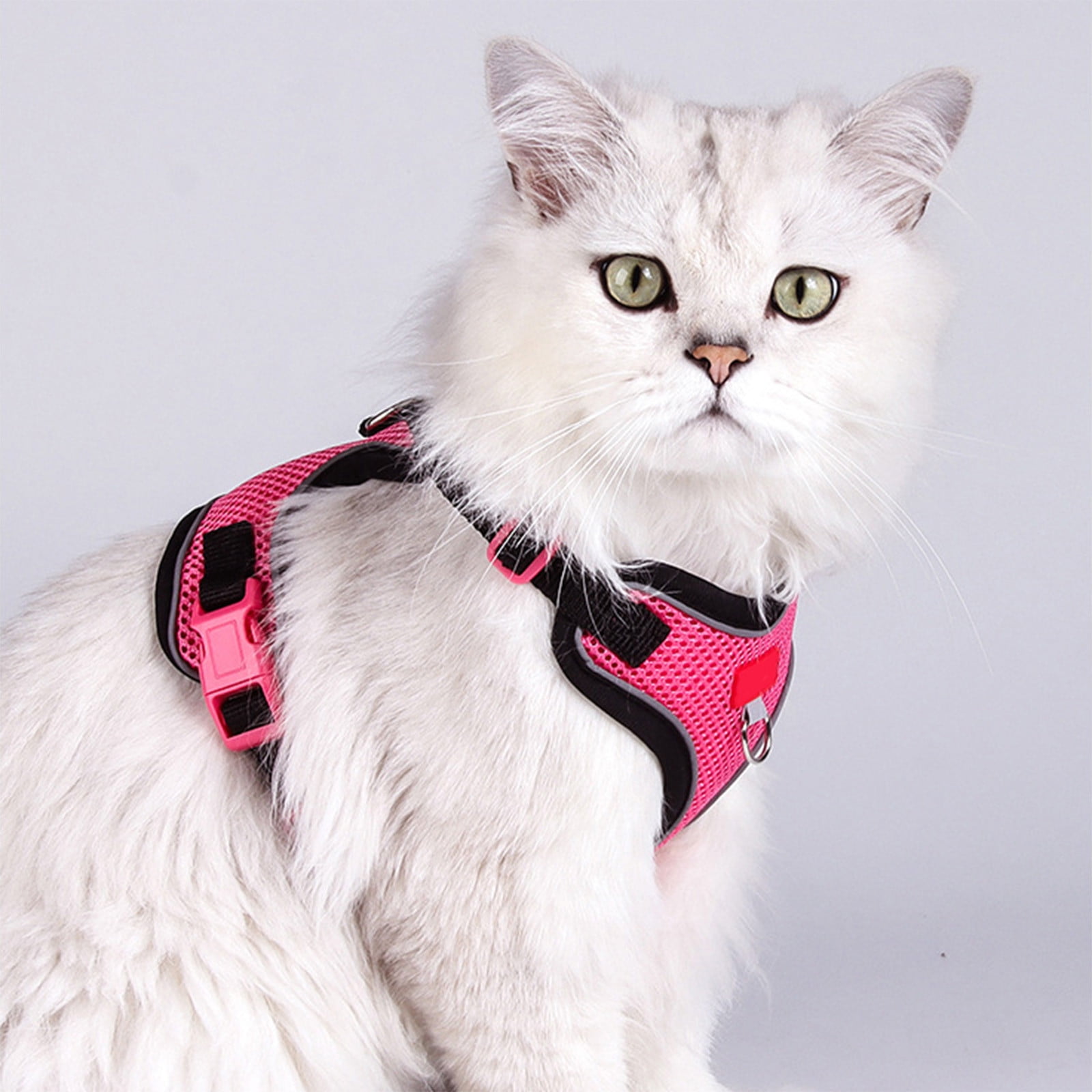 Reflective Breathable Pet Harness Leash for Dogs and Cats Adjustable ...