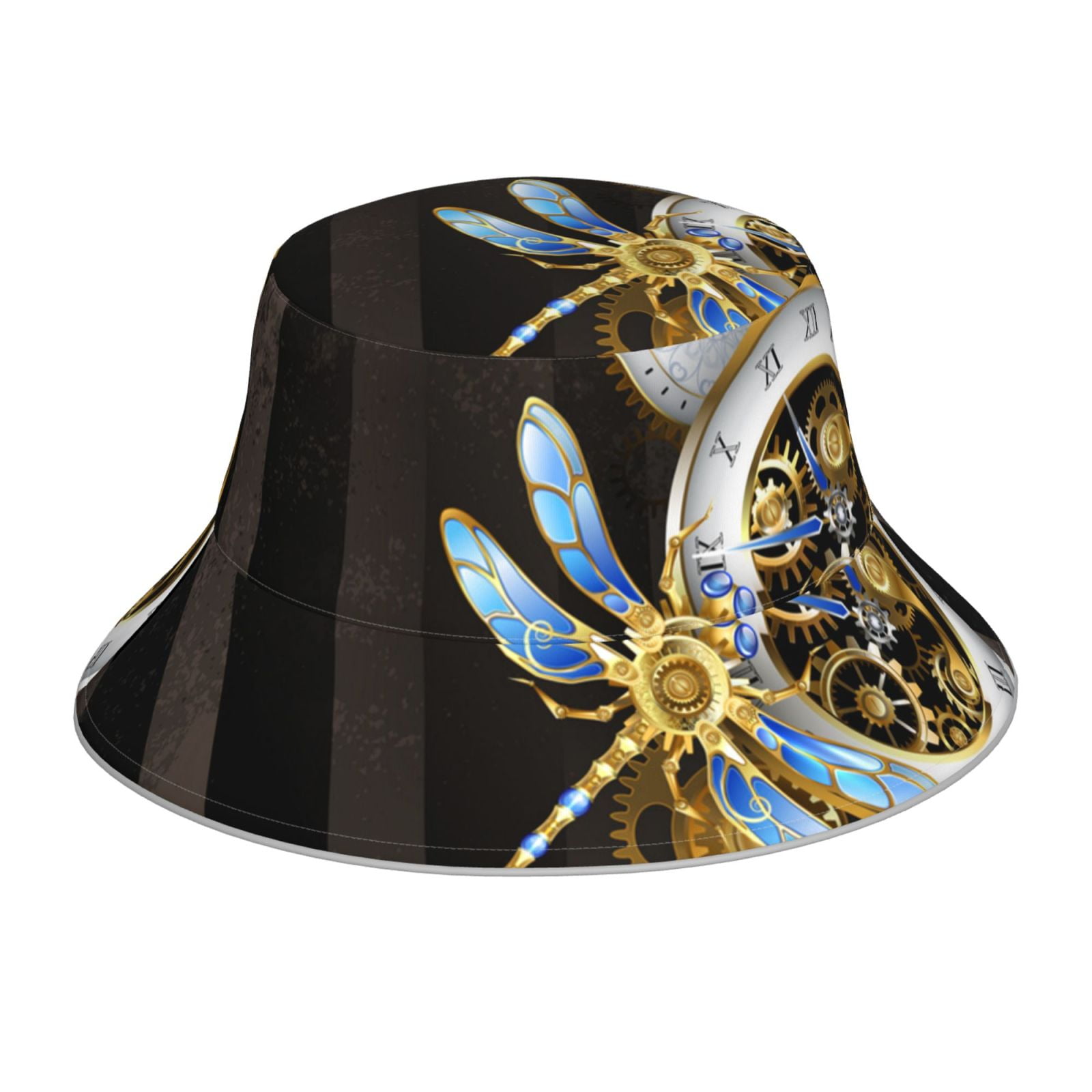 Reflective Bucket Hat Sun Hats Outdoor Travel Beach Packable Cap ...