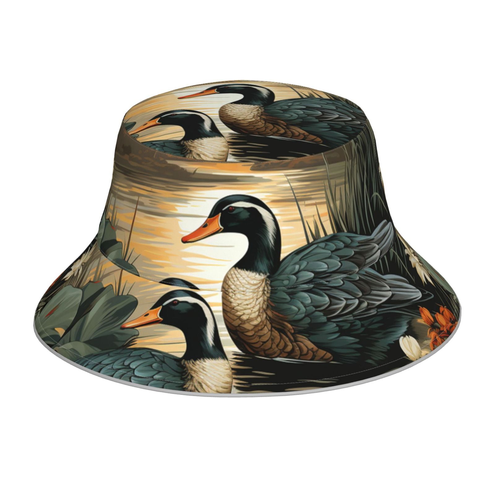 Reflective Bucket Hat Sun Hats Outdoor Travel Beach Packable Cap ...