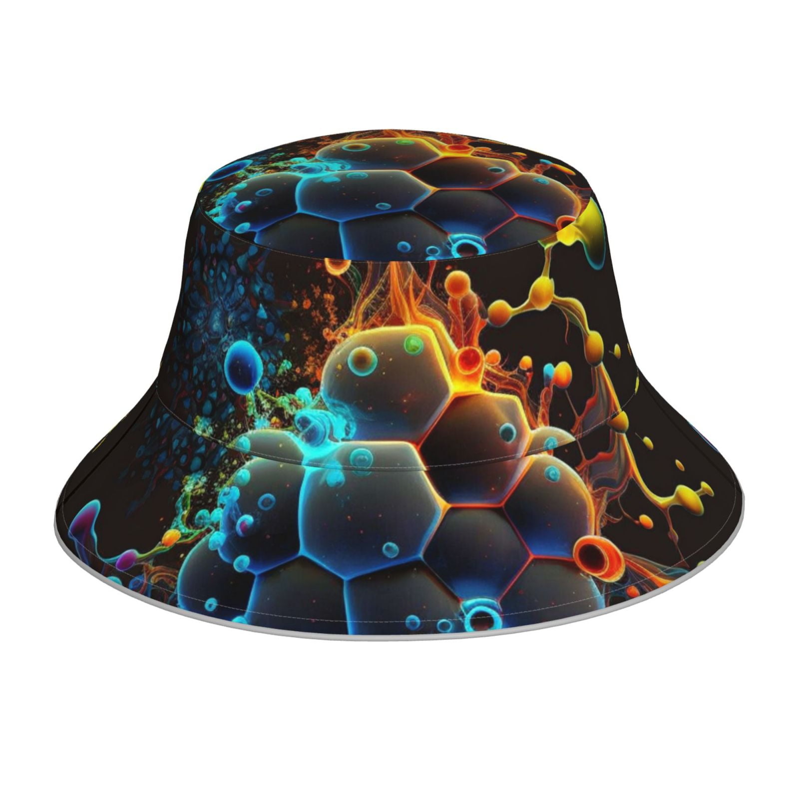 Reflective Bucket Hat Sun Hats Outdoor Travel Beach Packable Cap ...