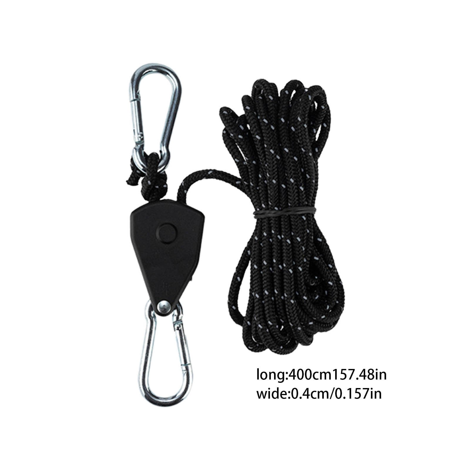 Reflective Camping Rope with Adjuster Tensioners Outdoor Guy Line ...