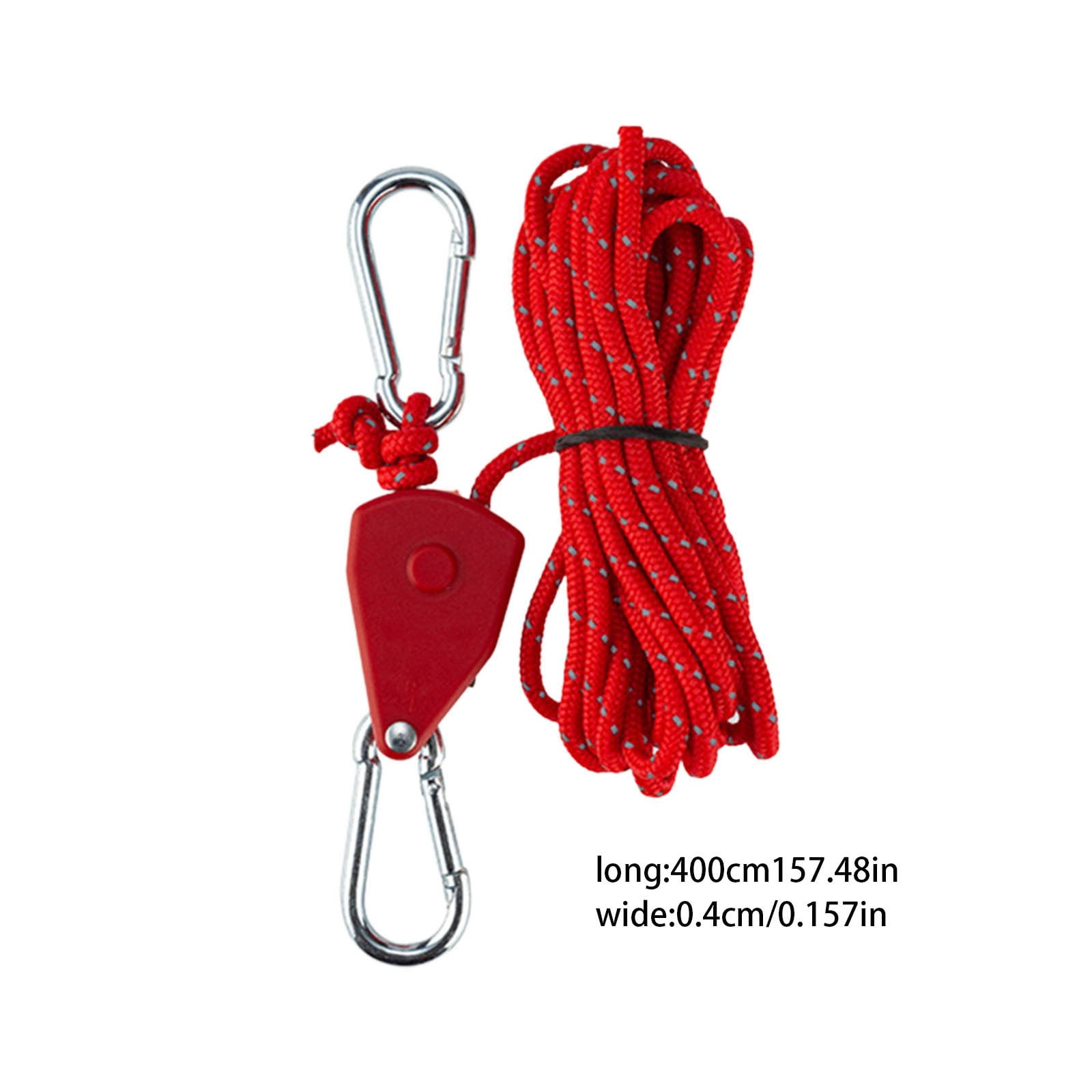 Reflective Camping Rope with Adjuster Tensioners Outdoor Guy Line ...