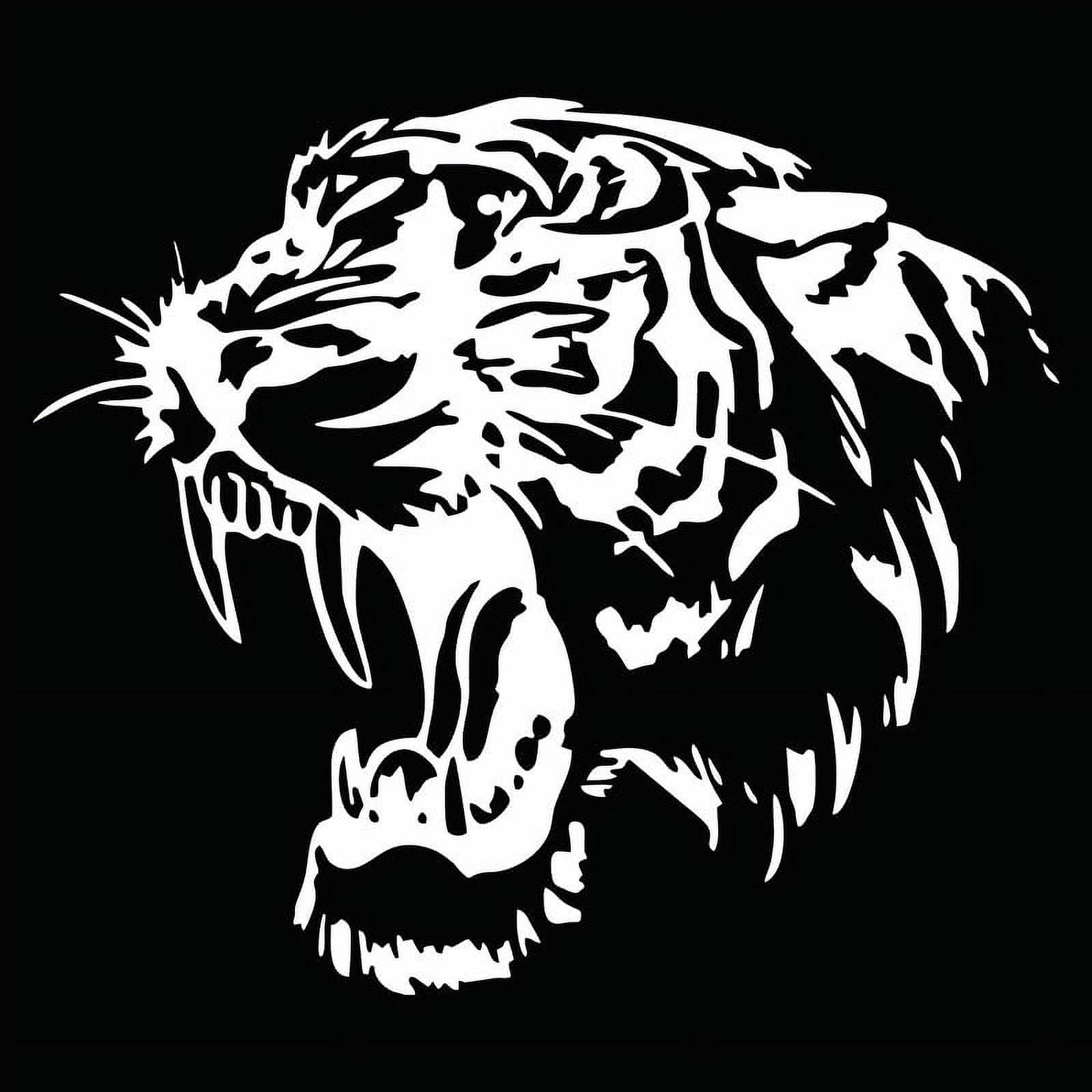 Reflective Car Sticker Decals TIGER Head Hood Of Car And Motorcycle ...