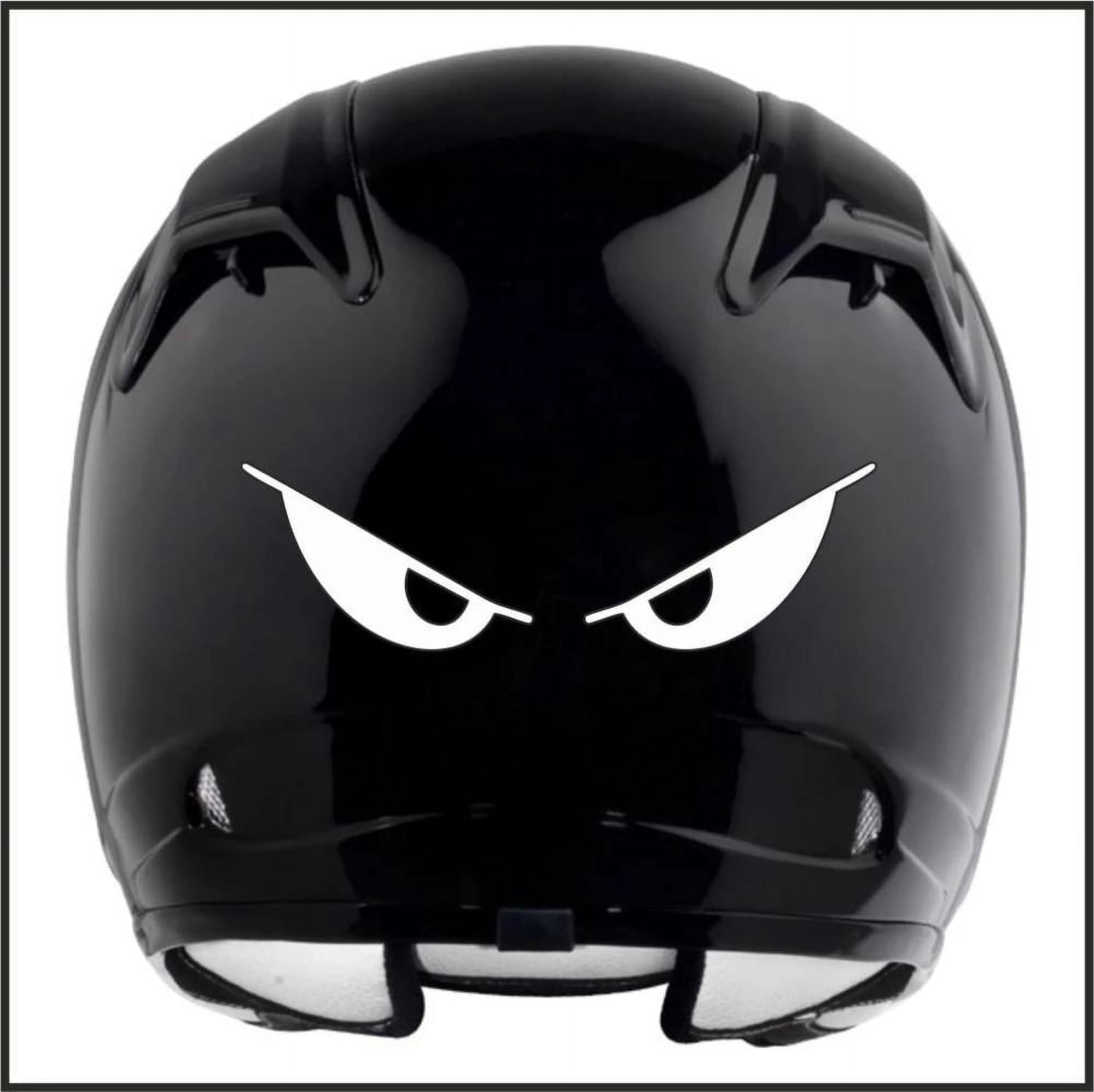 Reflective Car Sticker Motorcycle Helmet Evil Eyes Shape Body Sticker ...
