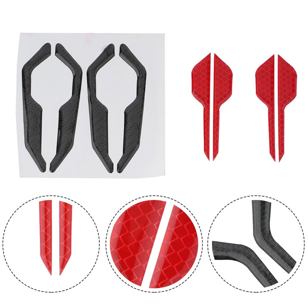 Reflective Carbon Fiber Auto Car Side Door Edge Protector Guard Sticker ...