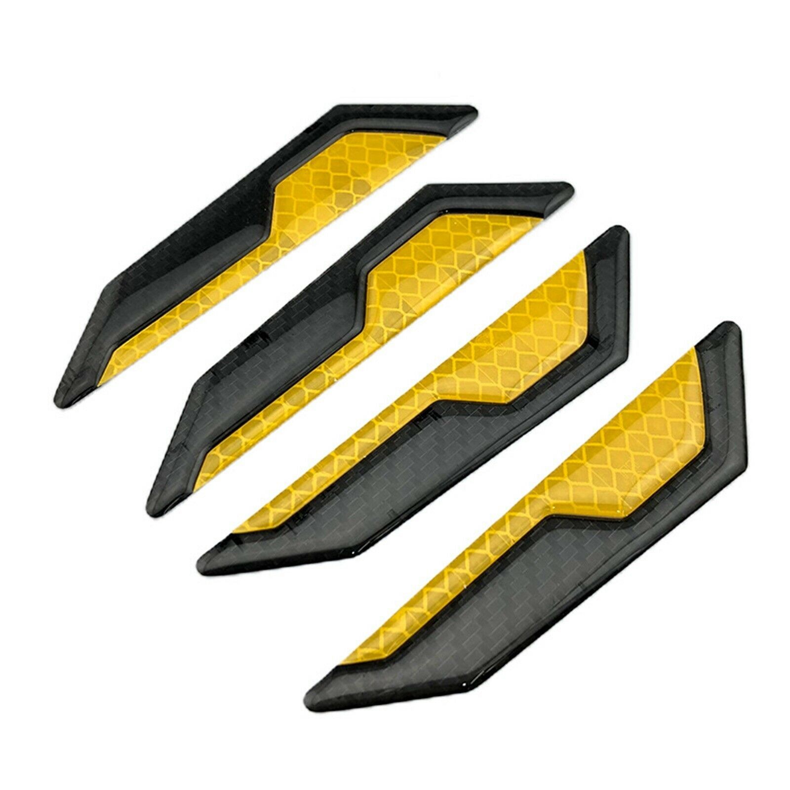 Reflective Carbon Fiber Auto Car Side Door Edge Protector Guard Sticker ...