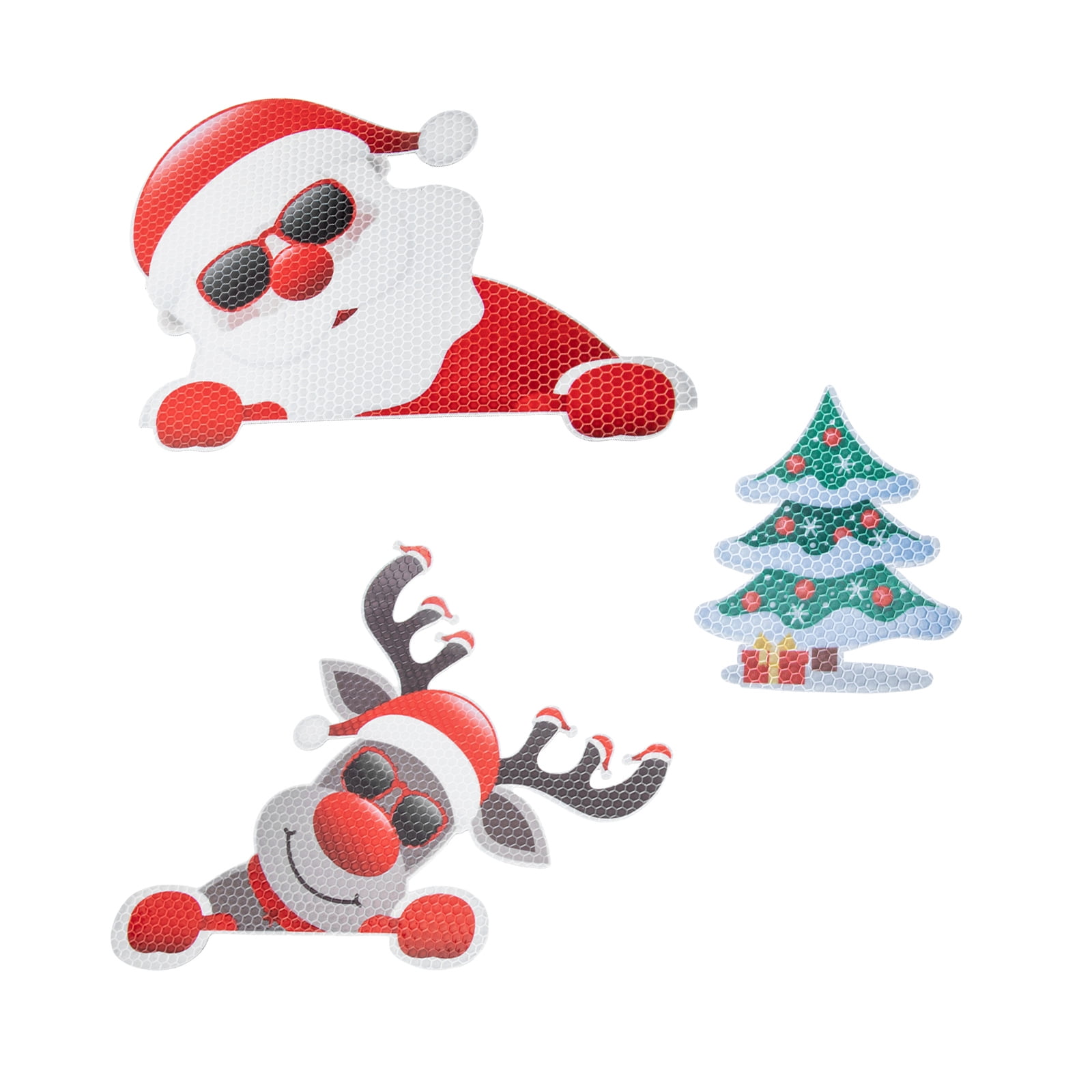 Reflective Christmas Car Magnets with Lovely Elements for Festive Decor ...