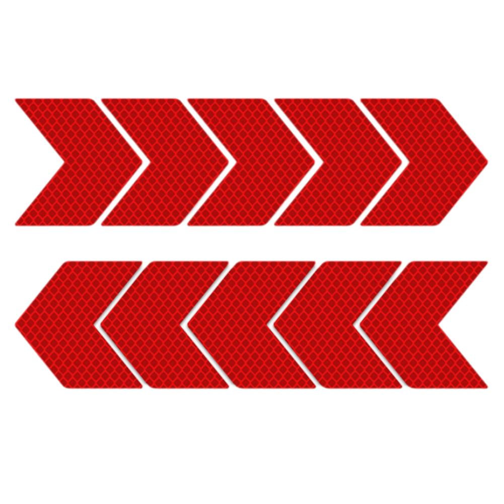 Reflective Coloured Chevron | 5 Colours | Safety Stickers Bike Helmet ...