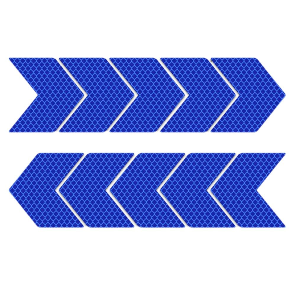 Reflective Coloured Chevron Safety Stickers Bike Helmet Motorbike A9F0 ...