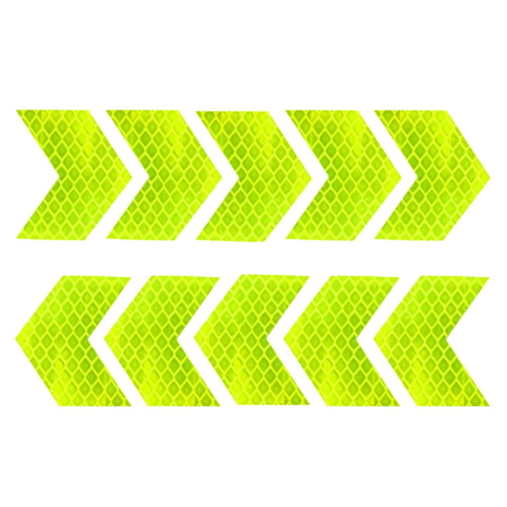 Reflective Coloured Chevron Safety Stickers Bike Helmet Motorbike ...