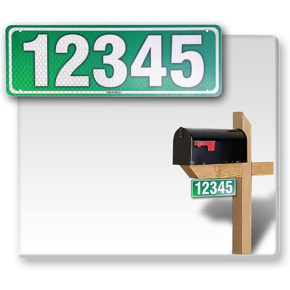 911 Address Reflective Sign