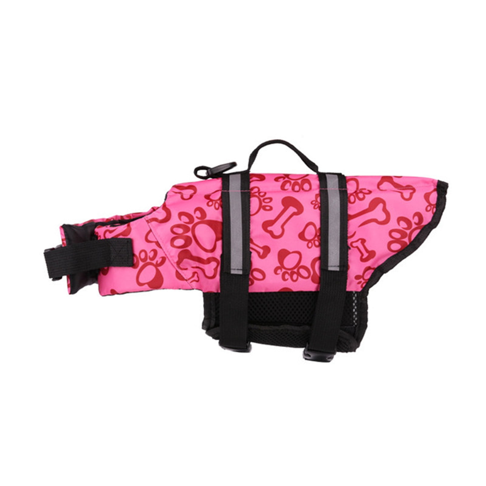 Reflective Dog Swimsuit with Buoyancy - Outdoor Pet Coat with D-Ring ...