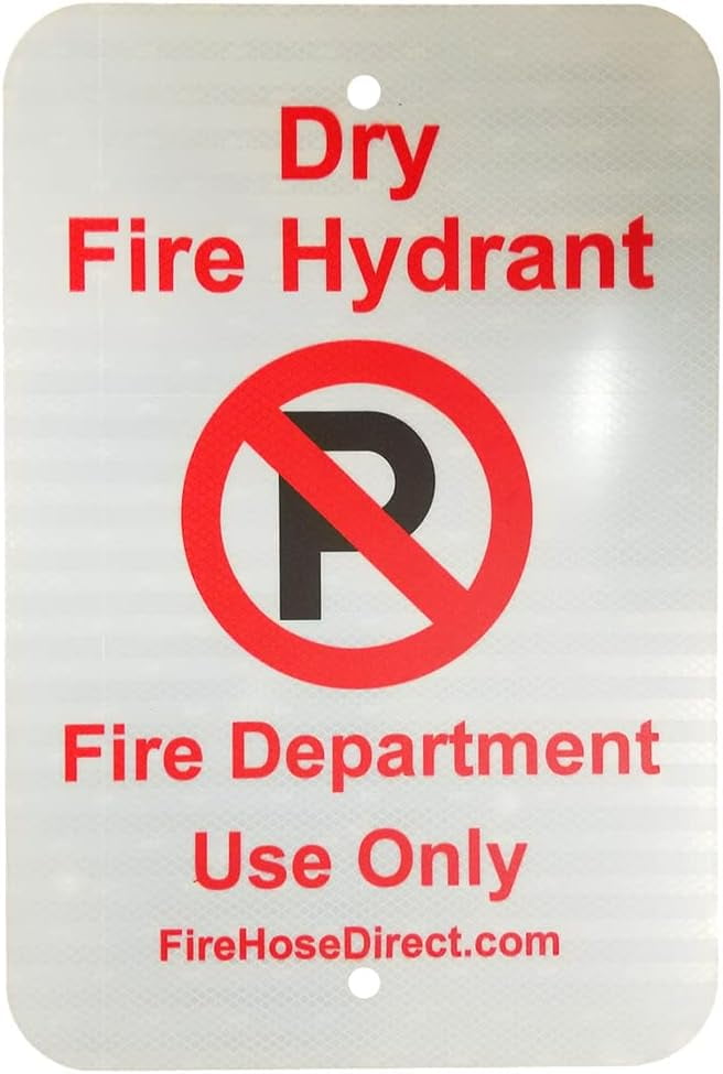 Reflective Dry Hydrant Sign - Walmart.com