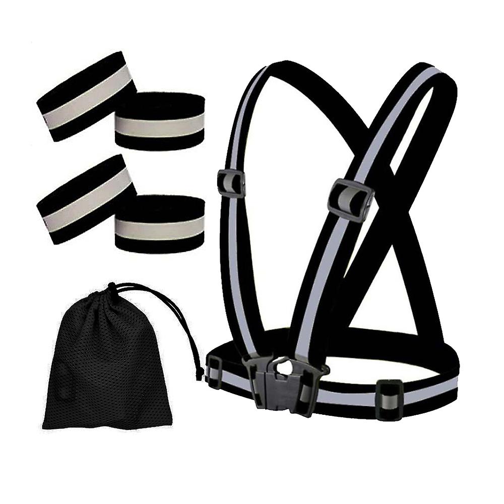 Reflective Elastic Band Suit Reflective Clothing Night Running Safety ...