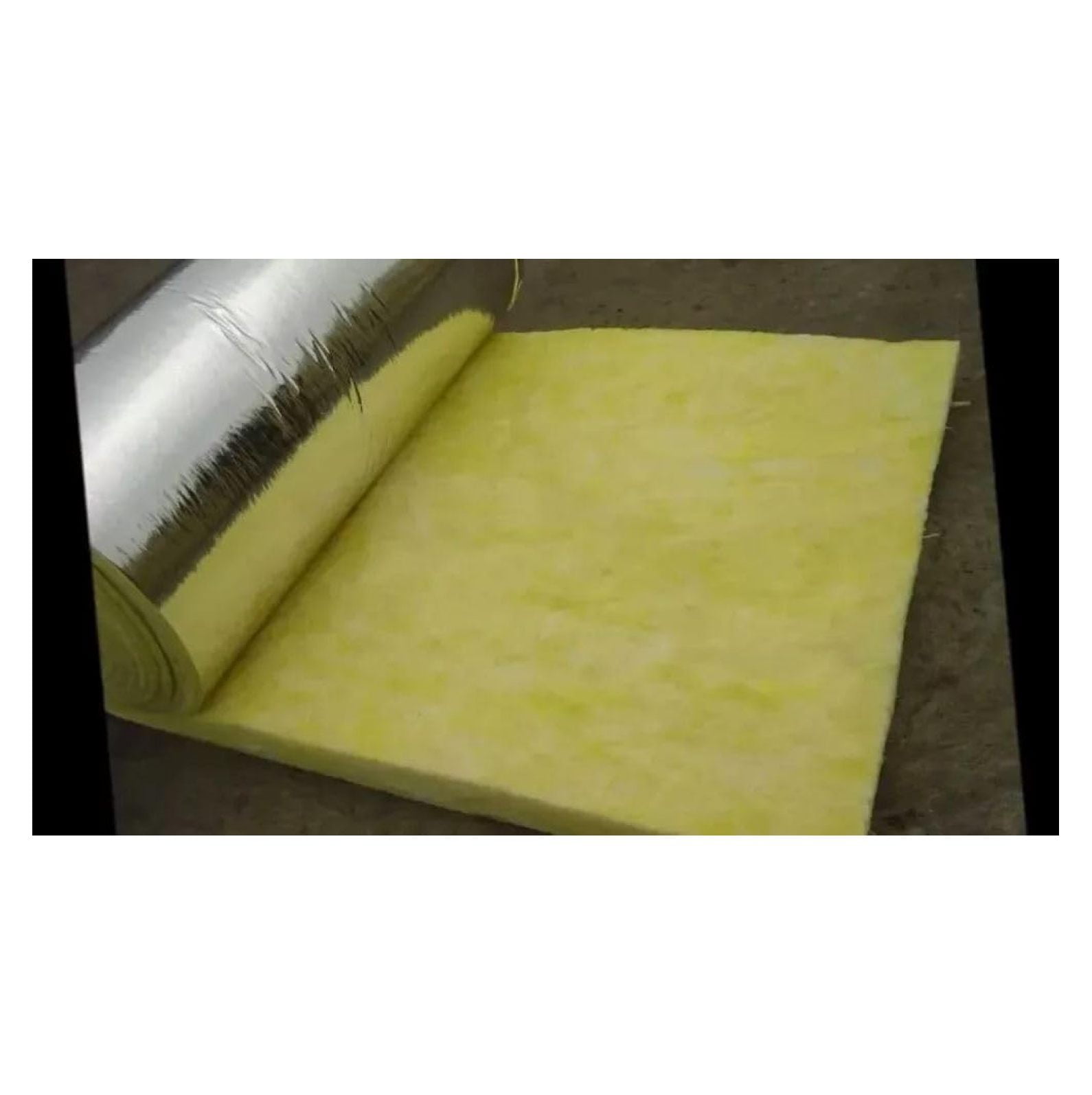 Reflective FRK Faced Fiberglass Duct Insulation HVAC Pipe Wrap 2.2" R8 ...