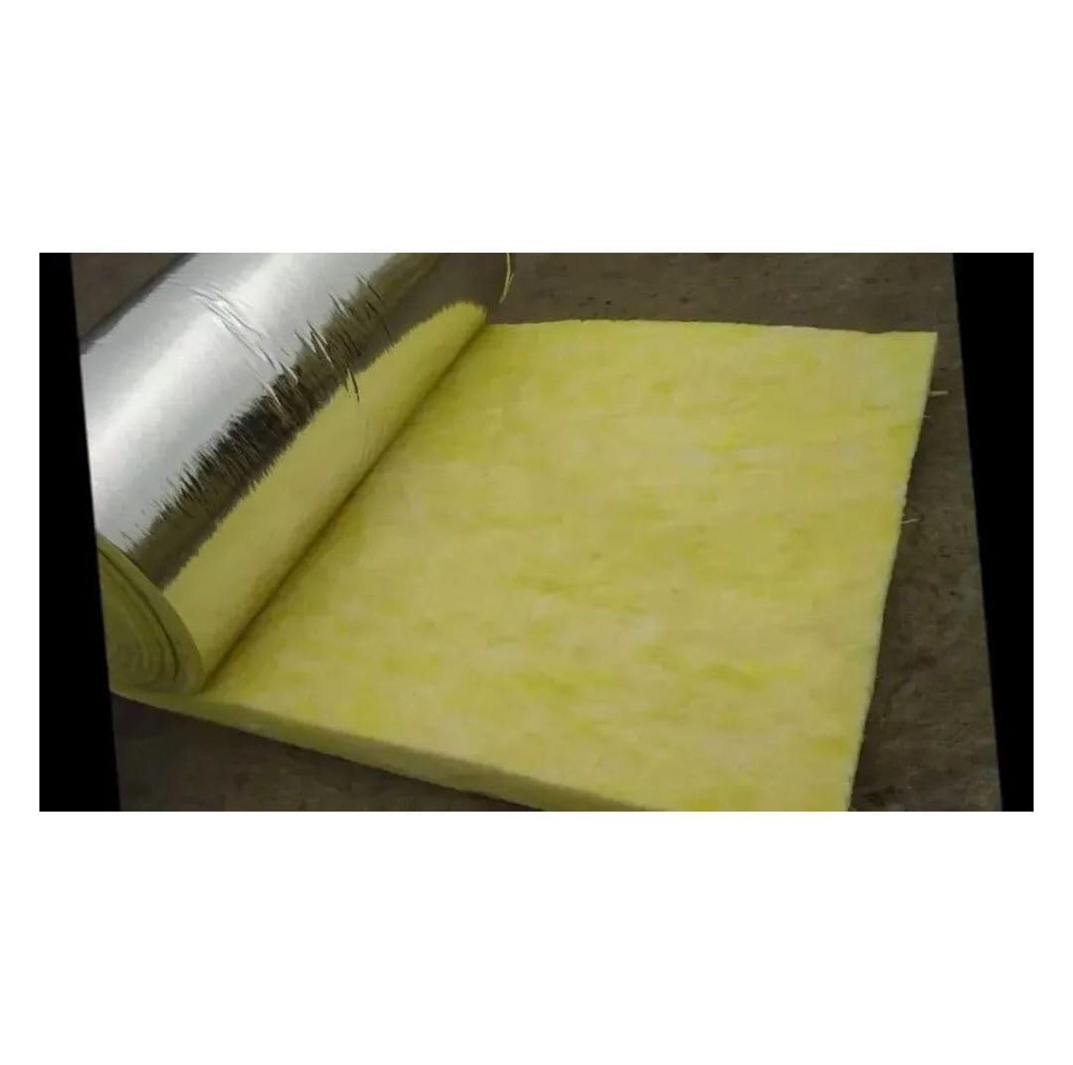 Reflective FRK Faced Fiberglass Duct Insulation HVAC Pipe Wrap 2.2" R8 ...