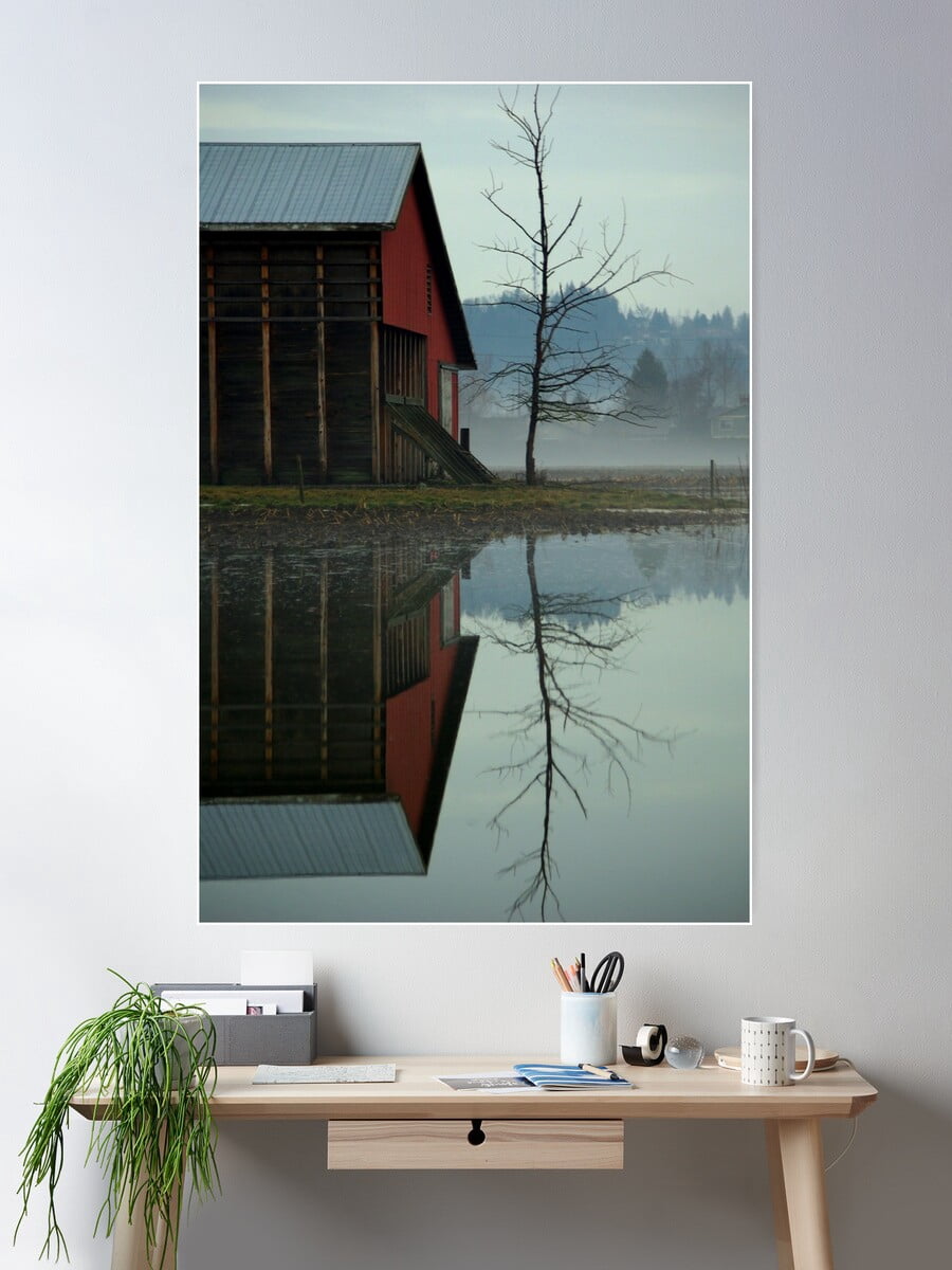 Reflective Farming Poster Wall Art, Modern Wall Decor For Living Room ...